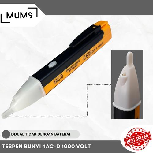 Jual Tespen Digital Bunyi Deteksi Arus Listrik 1AC-D 1000 Volt Test Pen ...