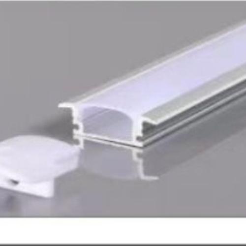 Jual kap lampu led strip alumunium 1mtr ukuran dan bentuk sesuai gambar ...