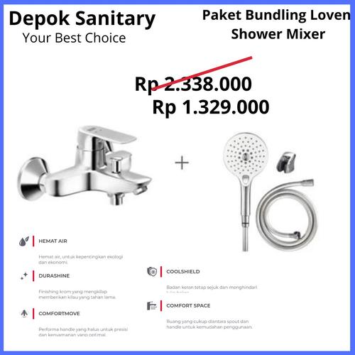 Promo American Standar Paket Bundling Loven Mixer I Kran Bathube ...