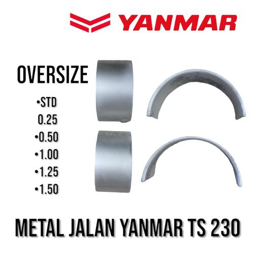 Jual Metal Jalan YANMAR TS 230 Semua ukuran Oversize Conrod Bearing TS ...