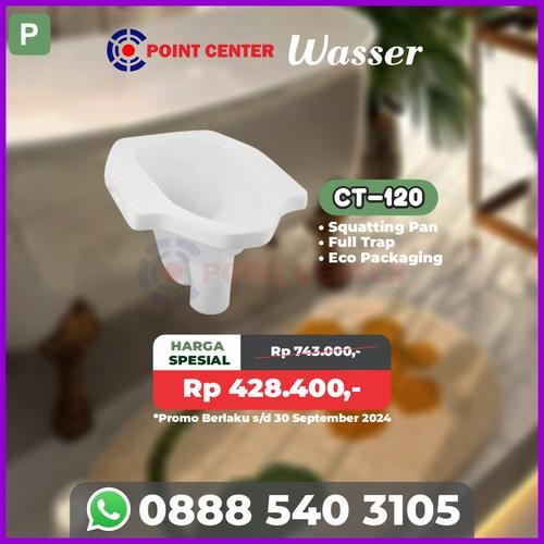 Jual TERBAIK PROMO WASSER CT-120 CLOSET Jongkok Squat Toilet - Kab ...