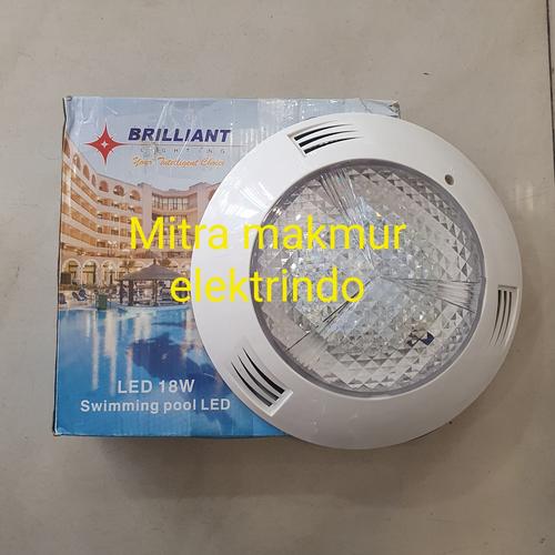 Jual lampu kolam 18w brilliant led putih / lampu led 18w swimming pool ...