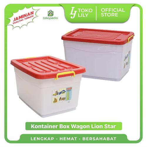 Jual Kontainer Box Plastik Wagon Lion Star 40L/50L - 40 Liter VC-10 ...