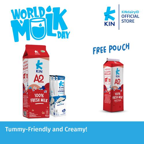 Jual Tummy-Friendly and Creamy! - BUY KIN Fresh Milk Full Cream ...