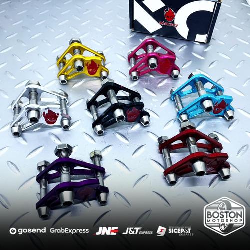 Jual Lowering kit shock adjuster Race Boy Vespa Sprint Primavera - Red ...