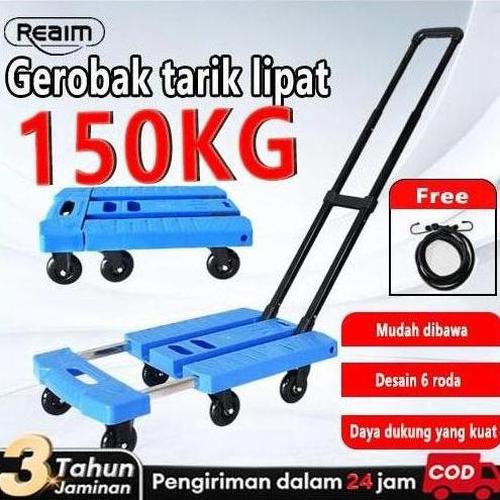 Jual NEW Reaim Folding Trolley / Troli Portabel / Troli Lipat Multiguna ...
