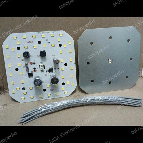 Jual 8415 pcb komponen lampu led 50w 50watt 50 watt kotak segi 8 220v ...