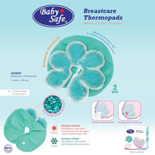 Jual Baby Safe Breastcare Thermopads (KOM01) isi 2 With Cover Kain ...