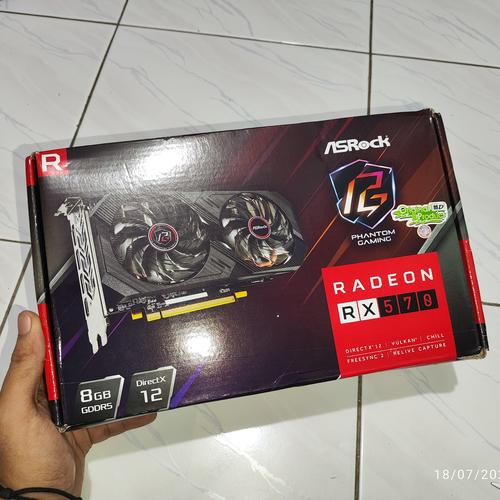 Jual Dus box vga Asrock Rx 570 8gb Phantom Gaming ORIGINAL IMEI - Kota ...