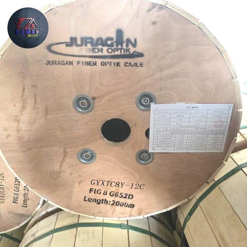 Jual kabel fiber optik 12 core fig8 2.000 Meter / KU MINI 12 CORE FIG8 ...