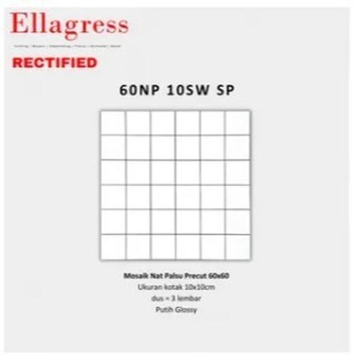 Jual Keramik Dinding ELLAGRESS Precut Putih 60NP 10SW-SP 60X60 Grade A ...