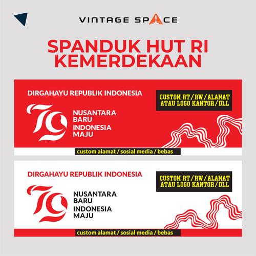 Jual Spanduk HUT RI Custom / Cetak spanduk Dirgahayu / Spanduk ...