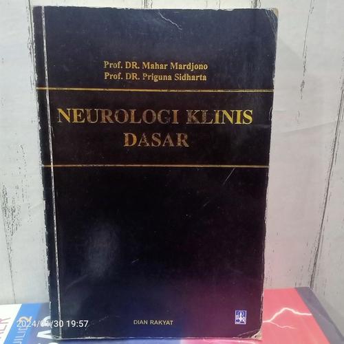 Jual ORIGINAL BUKU NEUROLOGI KLINIS DASAR Karangan By Prof Dr Mahar ...