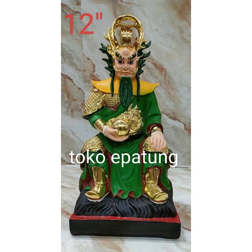 Jual patung dewa raja naga/ hai ling ong / hai ling wang- HIJAU - 12 ...