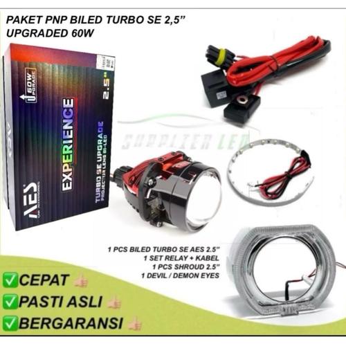 Jual PAKET PNP Biled Bullaes Turbo SE 2.5 Inch WST GEN 3 - Putih, Red ...