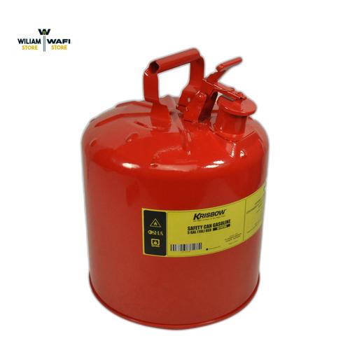 Jual Krisbow jerigen 19l jerry can 19 liter besi tempat genset bbm ...