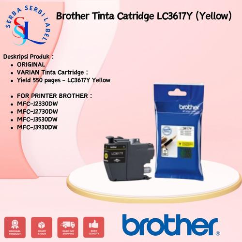 Jual BROTHER Tinta LC-3617Y | LC3617Y | LC3617 Y Original Yellow ...
