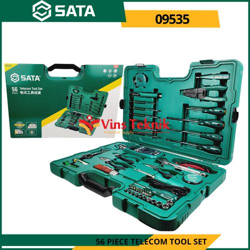 Jual Tool Kit Set 56 Pcs Electrical Toolkit Set Telecom Tool Set SATA 09535 - Jakarta Barat ...