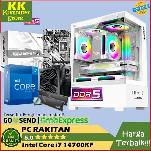 Jual pc gaming intel core i7 14700k / ram ddr5 5600mhz ( pc rakitan editing design i7 14700kf ...