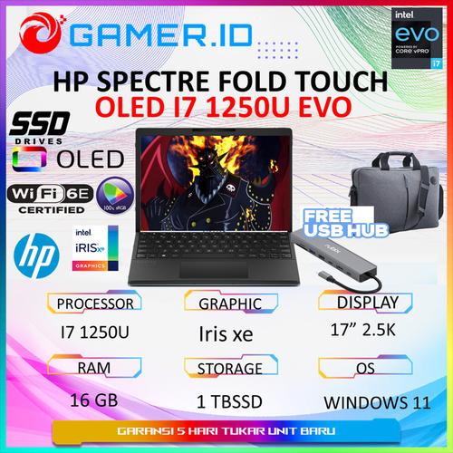 Promo HP Spectre Fold Touch OLED I7 1250U 16GB 1TB 2x12.3 2.5K Pen EVO ...