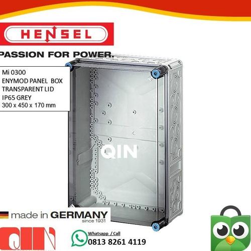 Jual PANEL BOX DISTRIBUSI HENSEL POLYCARBONATE 300x450x170mm IP65 Mi ...
