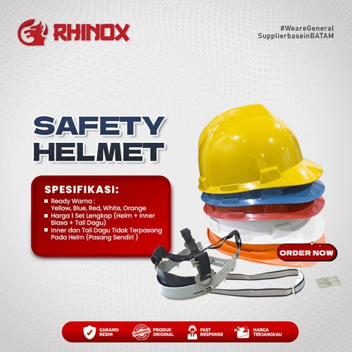 Jual Safety helmet/ helm pengaman proyek 1 set beserta tali - Kuning ...
