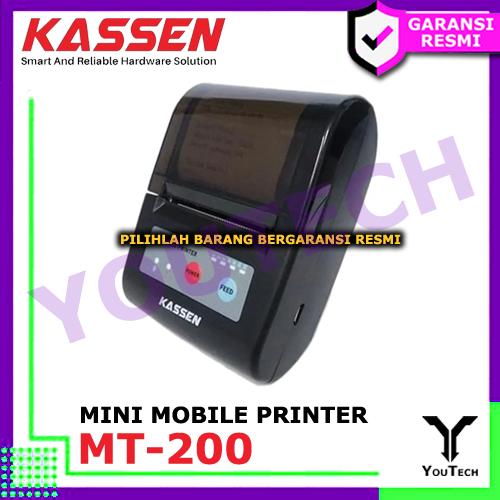Jual Printer Kasir KASSEN MT-200 MINI MOBILE PRINTER THERMAL Bluetooth 58MM - Jakarta Pusat ...