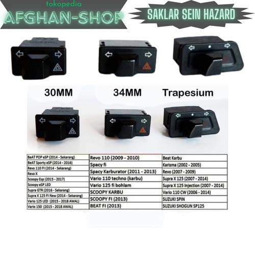 Jual saklar tombol sein sen motor speda motor hazard yamaha suzuki ...