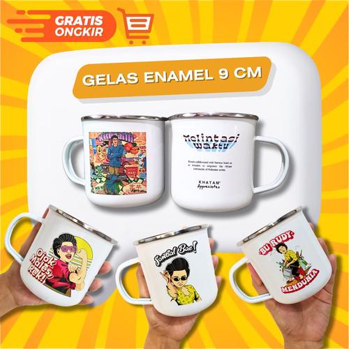 Jual Gelas Cangkir Kaleng Enamel Souvenir Gelas Enamel Custom Desain ...