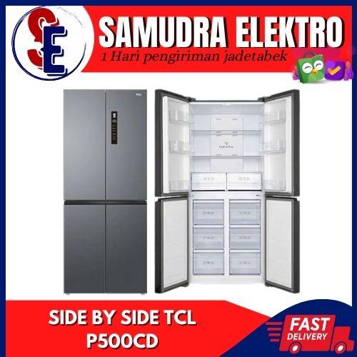 Promo TCL P500CD KULKAS SIDE BY SIDE MULTIDOOR 439 LITER TWIN ECO ...