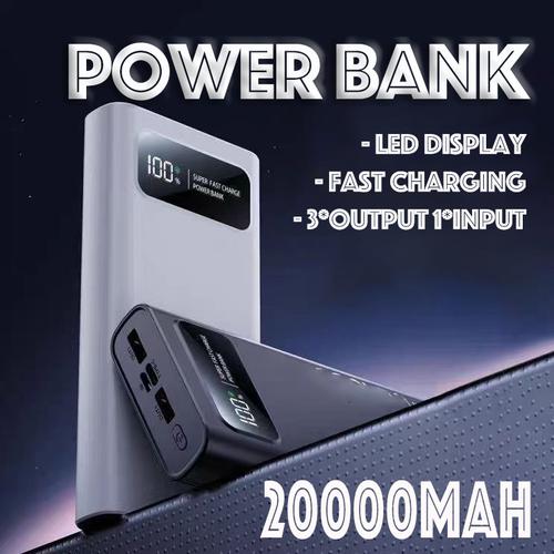 Jual Power bank Capacity 20000mAh LED Display Portable Power Bank Daya ...