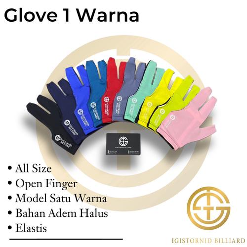 Jual Hand Glove Billiard - Open Finger - Navy - Kab. Sleman ...