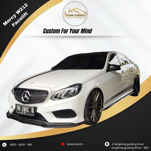 Jual Bodykit Mercy W212 Facelift untuk bumper standar - Rear Diffuser ...