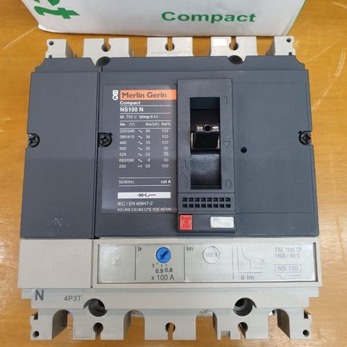 Jual MCCB BREAKER 4P -32A, 40A, 100A, 125A MERLIN GERIN NS100N NS100 ...