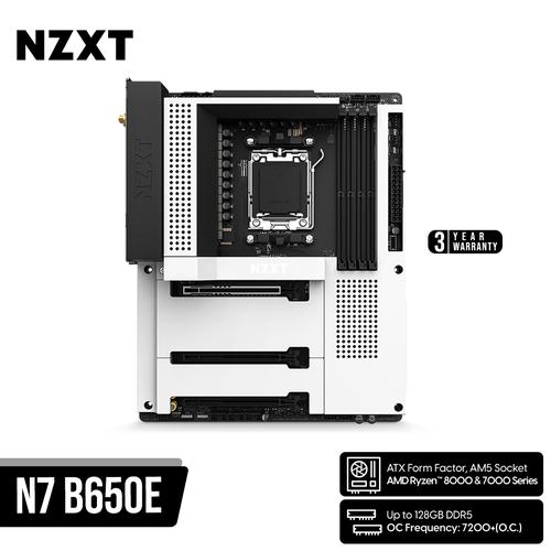 Promo NZXT N7 B650E AMD ATX Motherboard with Wi-Fi and NZXT CAM ...