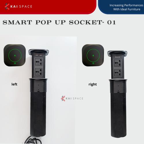 Jual STOP KONTAK MEJA PULL POP UP SMART KITCHEN POP UP SOCKET SPACELINE ...