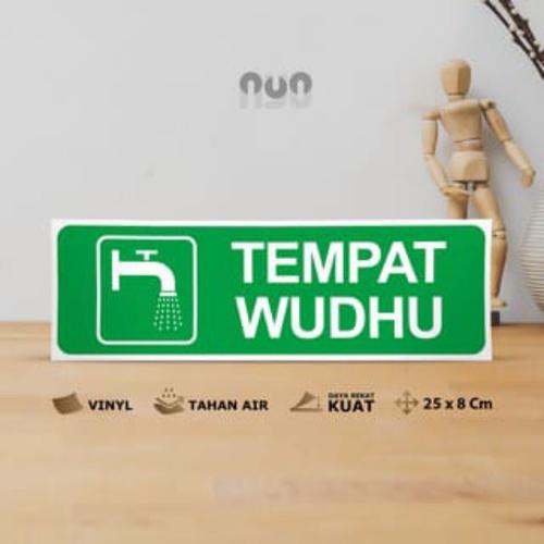 Jual Jual stiker tempat wudhu stiker tulisan tempat wudhu - Kab ...