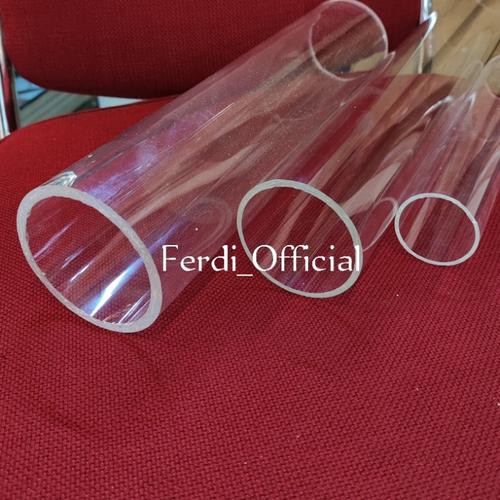 Jual Pipa Akrilik Bening 12" Inch Panjang 100cm / Pipe Acrylic Clear ...