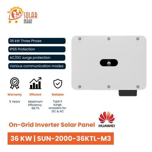 Jual Huawei 36 kW On Grid Inverter SUN-2000-36KTL-M3 Three Phase PV ...