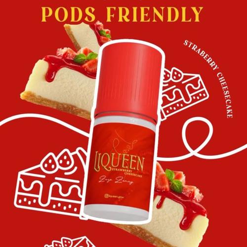 Jual Liqueen V2 Strawberry Cheesecake Pods Friendly 30ML by Zeze Zenny ...