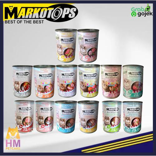 Jual Makanan Basah Kucing Markotops Markotop Kaleng 400gr Wet Food 400 ...