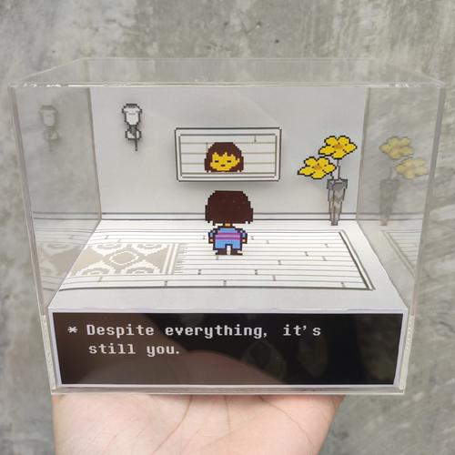 Jual Diorama Cube Undertale PC Game Pajangan Box Display - Jakarta ...