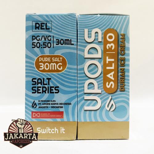 Jual [SALT] UPODS DURIAN ICE CREAM SALTNIC 30ML 30MG BY UPODS - Jakarta ...