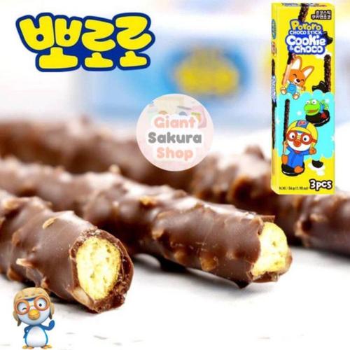 Jual Pororo Stick Cookies & Choco / cemilan / Snack Korea / biskuit ...