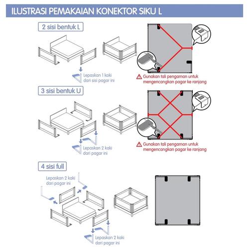 Jual Produk Terbaik New Choc Chick City L-Connector Untuk Instalasi ...