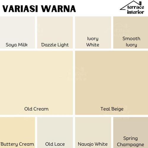 Jual Cat Tembok Exterior Infinity Jotun Warna Kuning Cream 20 L ...