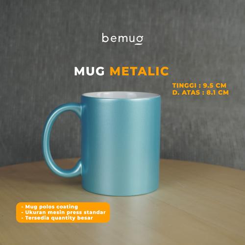 Jual Mug Metalic Polos Coating Sublim Press Digital | mug coating ...