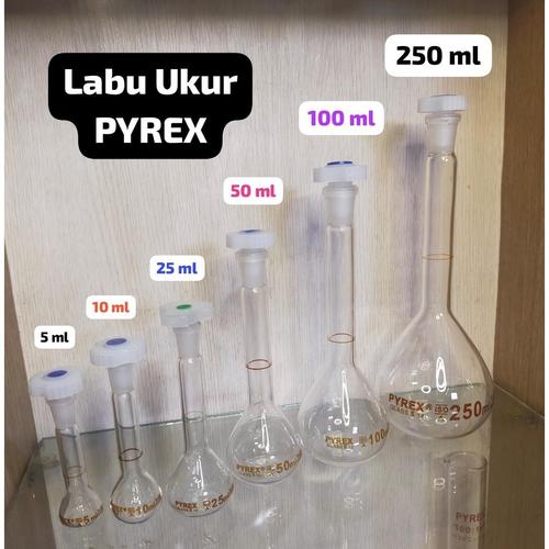 Jual Labu Ukur 5mL;10mL;20mL;25mL;50mL;100mL;250ml;500mL;1000mL;2000mL + Sertifikat Kalibrasi ...