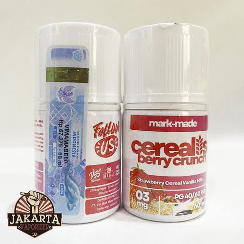 Jual CEREALIS BERRY CRUNCH 60ML 3MG 6MG 9MG 12MG BY MARK MADE - 3MG ...