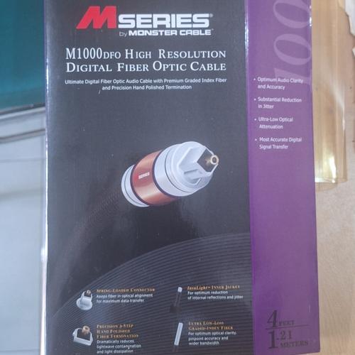 Jual MONSTER CABLE M-1000DFO Kabel optic audio panjang 1,21 meter - 1 ...